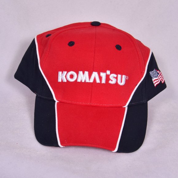 Komat'su | Accessories | Komatsu Black White Red Base Ball Cap ...